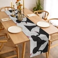 Black White Swan Table Runner 13x60 Inch Vintage Romantic Swan ...