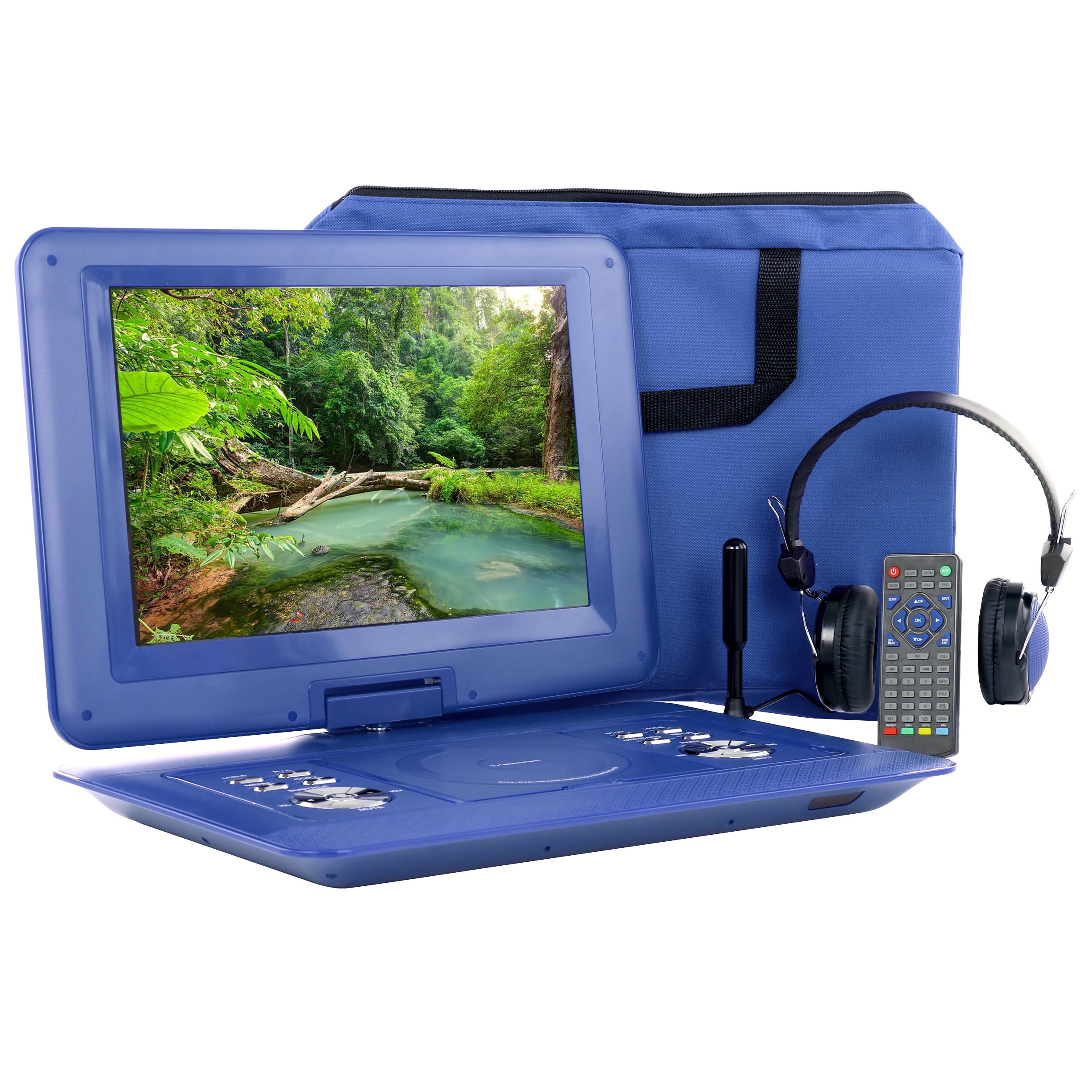 Trexonic 14.1 Inch Portable DVD Player with Swivel TFT-LCD Screen and ...