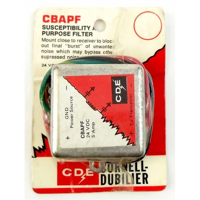 G & M 12 to 24VDC, 5A In Line Noise Filter - Walmart.com