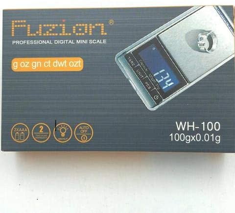 Fuzion Professional Digital Mini Scale - WH-100-100 g x 0.01 g ...
