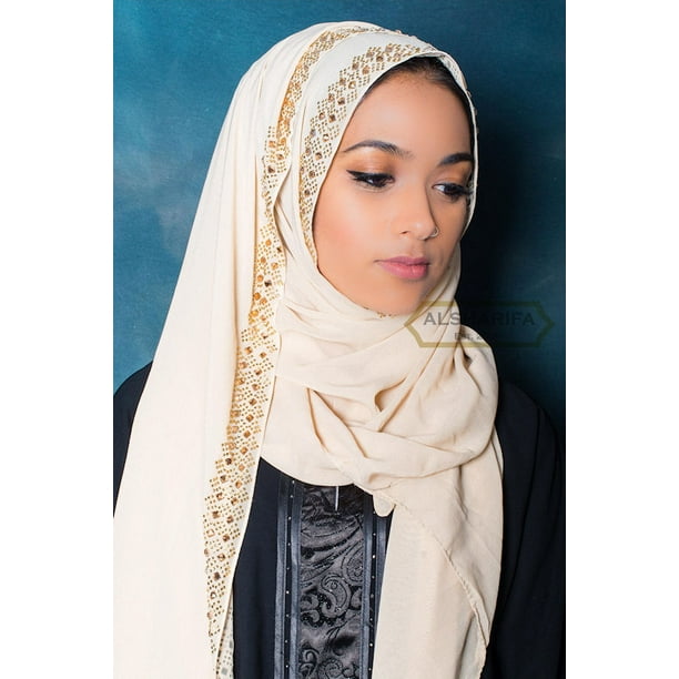 KHALEEJI SHAYLA FASHION SCARF MUSLIM HIJAB 76" X 30"| HEAD WRAP SHAWL ...