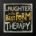 Mollie B. 20x20 Black Modern Framed Museum Art Print Titled - Laughter ...