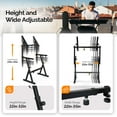 2 Tier Piano Keyboard Stand - Z Style Heavy Duty Keyboard Stand, Adjustable and Portable Music ...