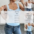 Achuyrbd Tank Tops for Women Lace Trim Cami Tank Top, Square Neck Form ...