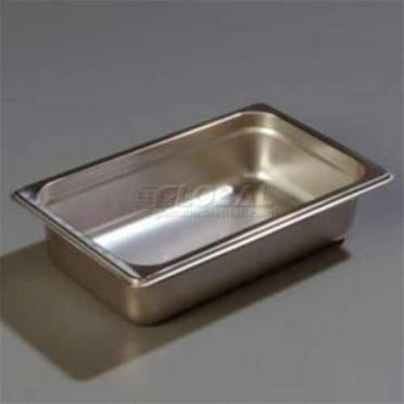 Carlisle CM110203 Coldmaster 1/3 Size Black Cold ABS Plastic Food Pan ...