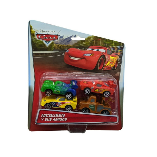 Set 4 Autos Cars Toy Mark McQueen y sus Amigos | Bodega Aurrera en línea