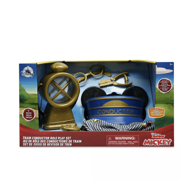 Disney Junior Mickey Train Conductor Toy Set with Light Up Lantern New ...