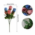250 Anniversary USA Flowers Rose Patriotic Picks for Festive ...