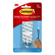 Command Outdoor Clear Strip Refills, Medium and Large, 4 Medium Strips ...