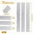 ZHANQUNE 3 Pack Deckle Edge Rulers - 8.4 Inch Irregular and Wavy Edge ...