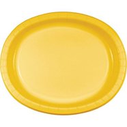 Creative Converting Touch of Color Paper Platters, Oval, 10" x 12 ...