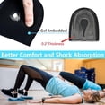 1 Pair Heel Cushion Shock Absorbing Hook And Loop Heel Protector ...