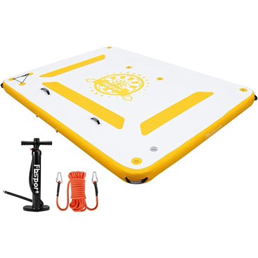 Solstice 8’ X 5’ Inflatable Dock | Floating Platform For Beach, Lake ...