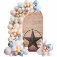 4FT Arch Backdrop Covers, Western Star Retro Wedding Arch Cover ...