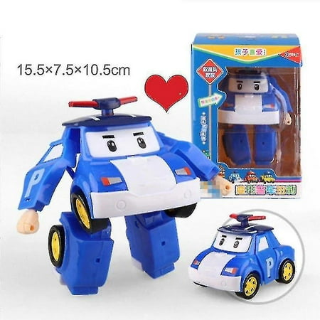 Robocar Poli Transformation Robot Poli Amber Roy Car Model Anime Ac ...