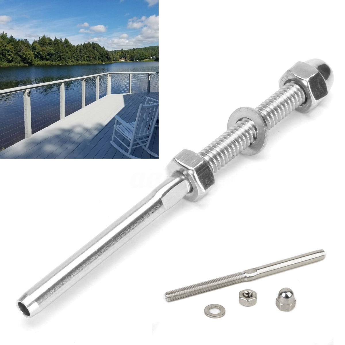 Craft Supplies & Tools Home & Hobby 100 Pcs T316 Stainless Steel Swage ...