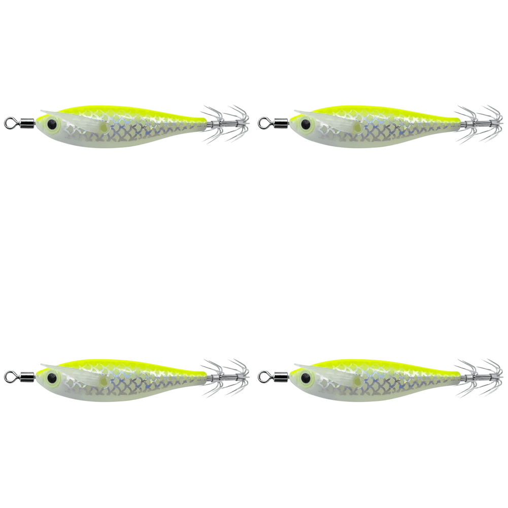 Anzuelo Calamar Luminoso Que Brilla en Cebo para Pesca Nocturna ...