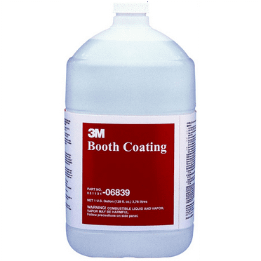 3M Clear Spray-On Protective Booth Coating - Easy to Use, Non-Tacky ...