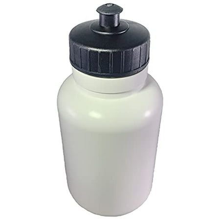 Inglasco Sher-Wood, White 1000ml Fatboy Sports Water Bottle, with Black ...