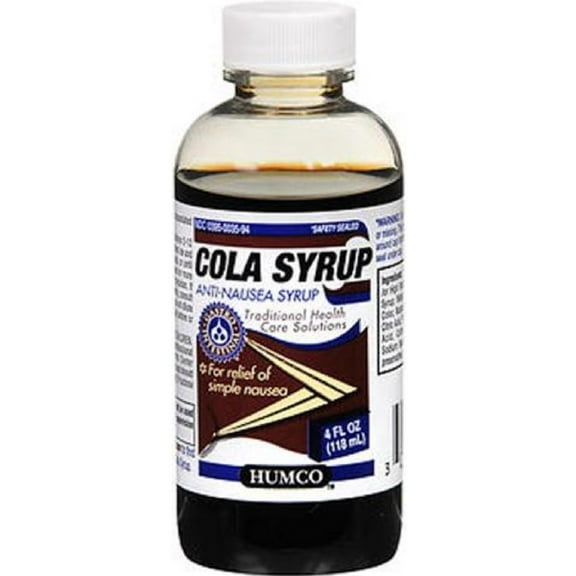 Humco Anti-Nausea Upset Stomach Medicine Cola Syrup - 4 oz - Walmart.com