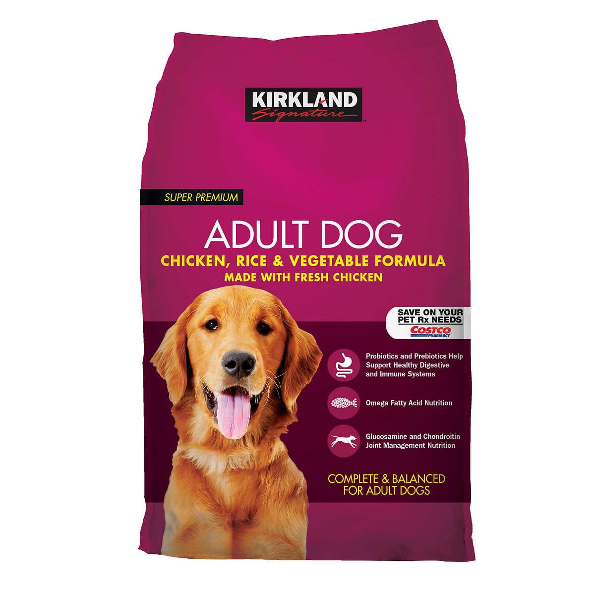 Kirkland Signature Adult Formula Chicken Rice And Vegetable Dog Food