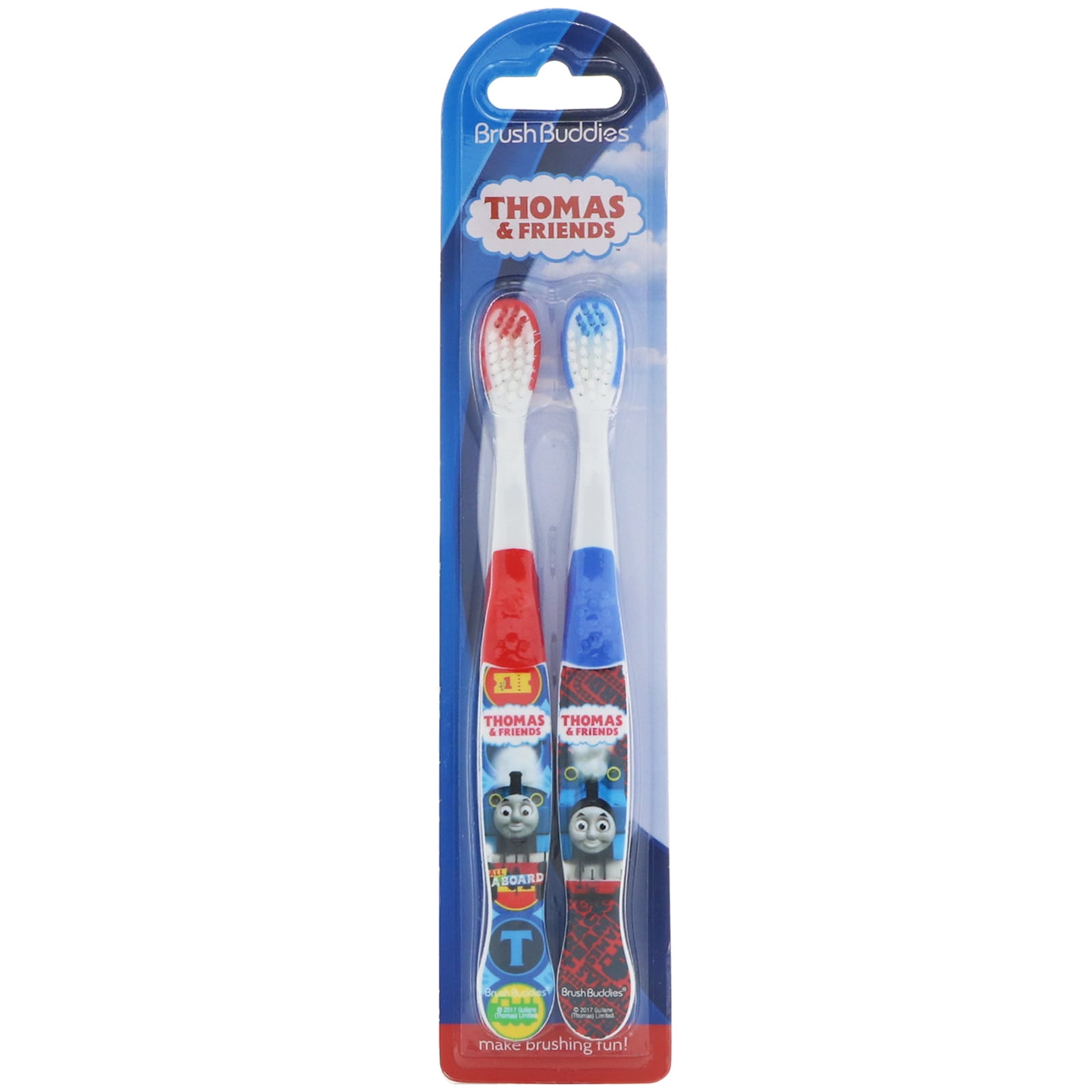 Brush Buddies Thomas & Friends Toothbrush, 2 Pack - Walmart.com