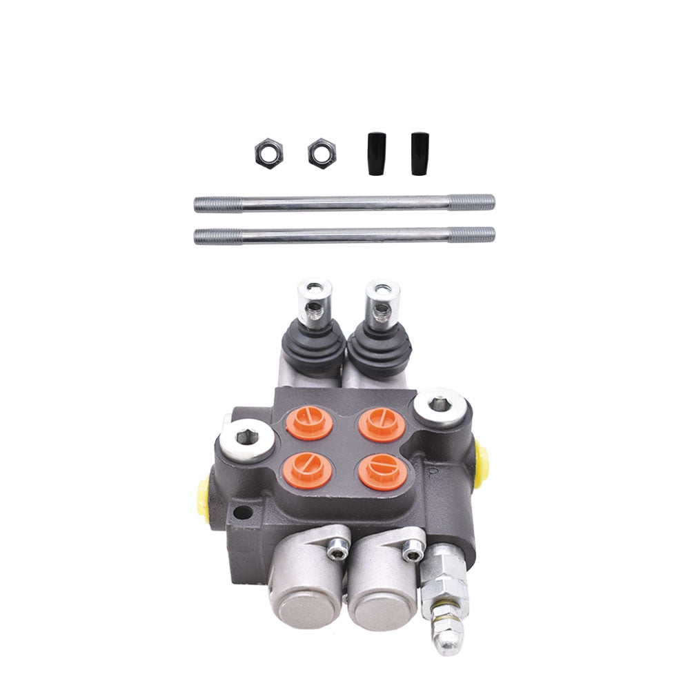 Handdo 2 Spool Hydraulic Control Valve Double Acting 13 GPM 3600 PSI ...