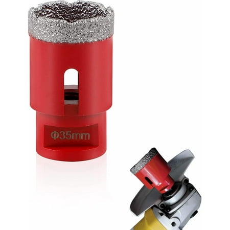 35mm Tile Hole Saw, Drill Bit with M14 Thread, Diamond Core Bit for ...