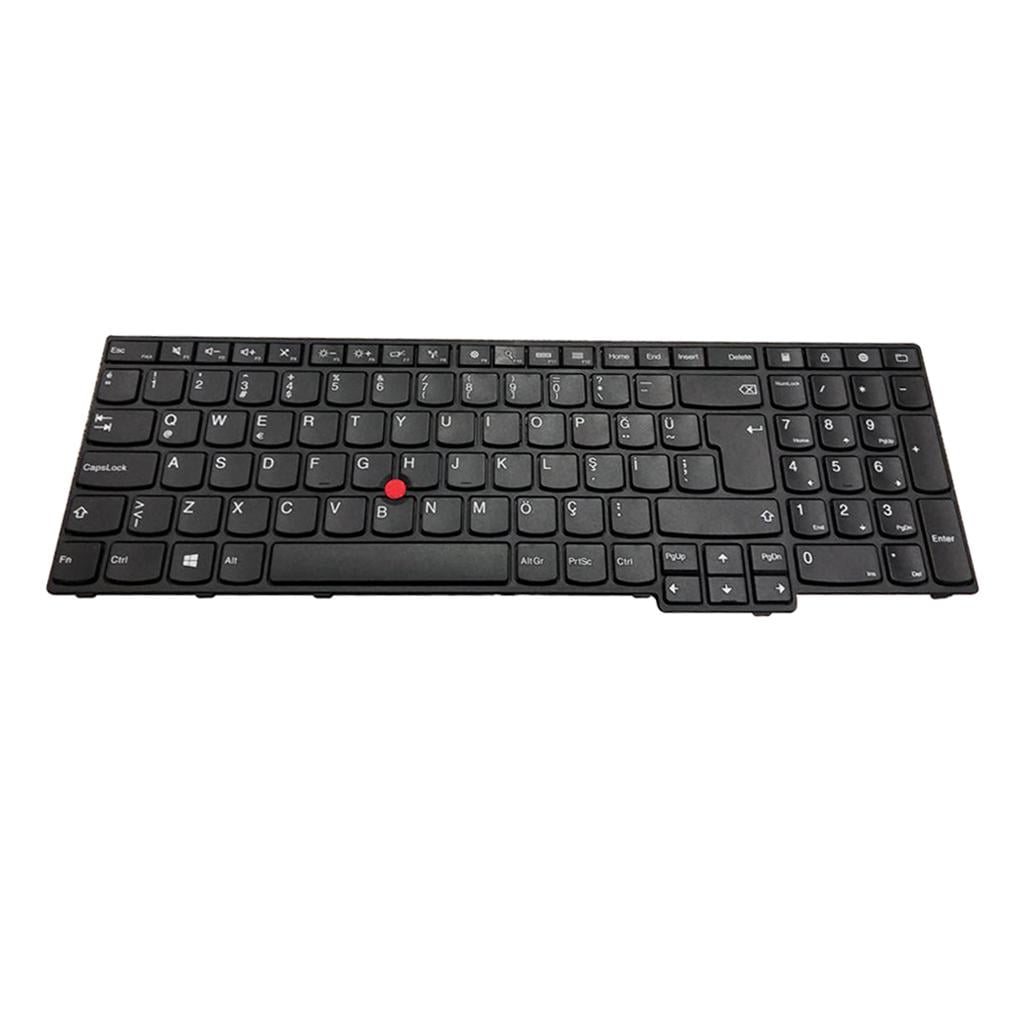 Conjunto de Keyobard de TR negro para PC E560 E565 jinwen Teclado turco ...