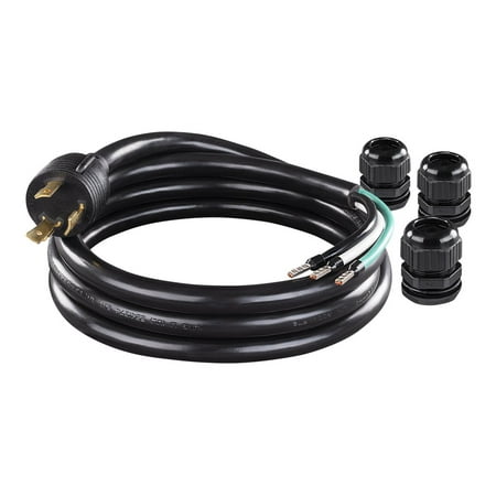 CyberPower - Power cable - hardwire 3-wire (M) to NEMA L6-30 (M) - 6 ft ...