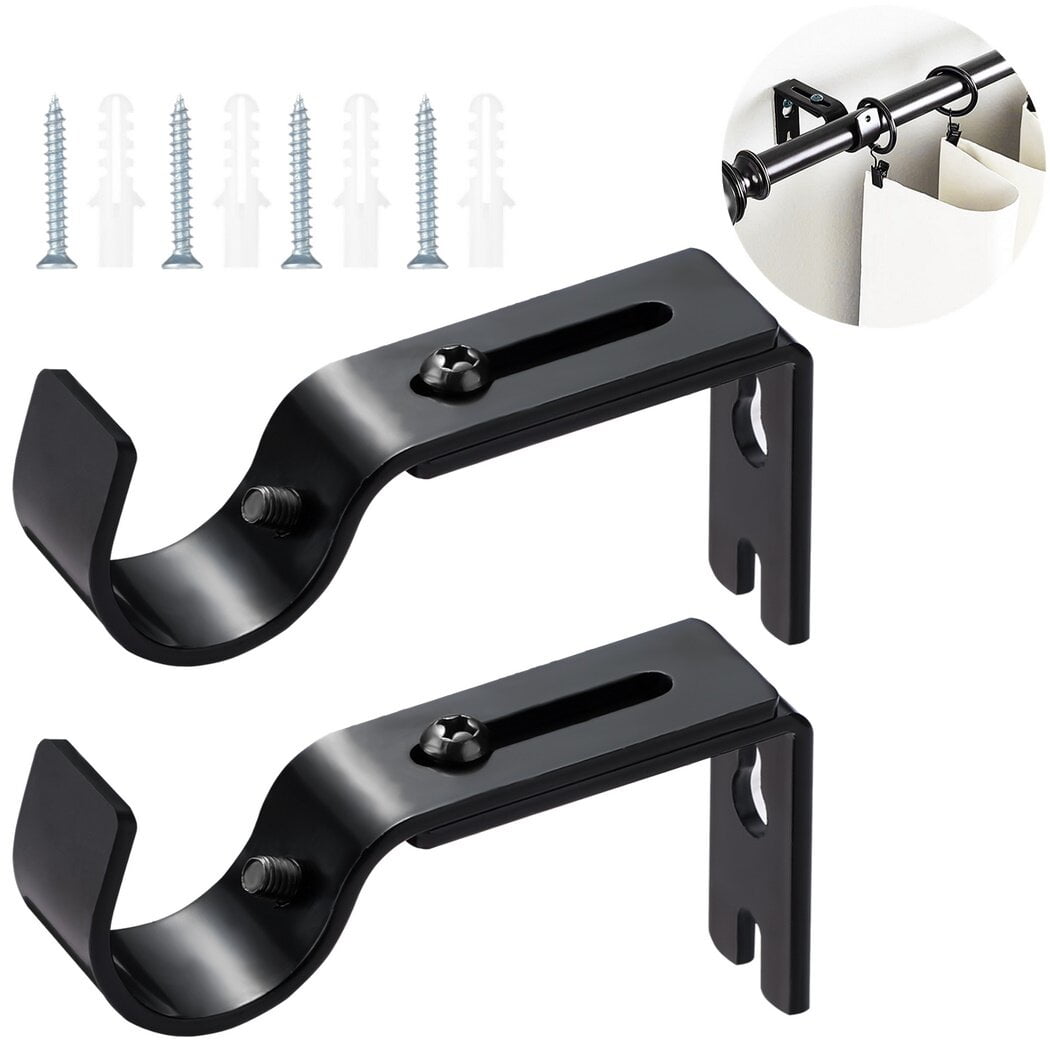 Click here for Coofit 2pcs Adjustable Curtain Rod Brackets  Exten... prices