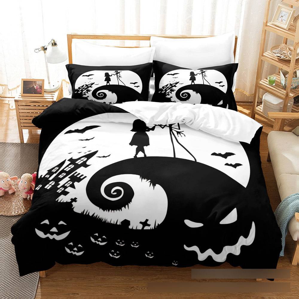 NS4 The Nightmare Before Christmas Juego De Ropa De Cama 3 En 1 Funda ...