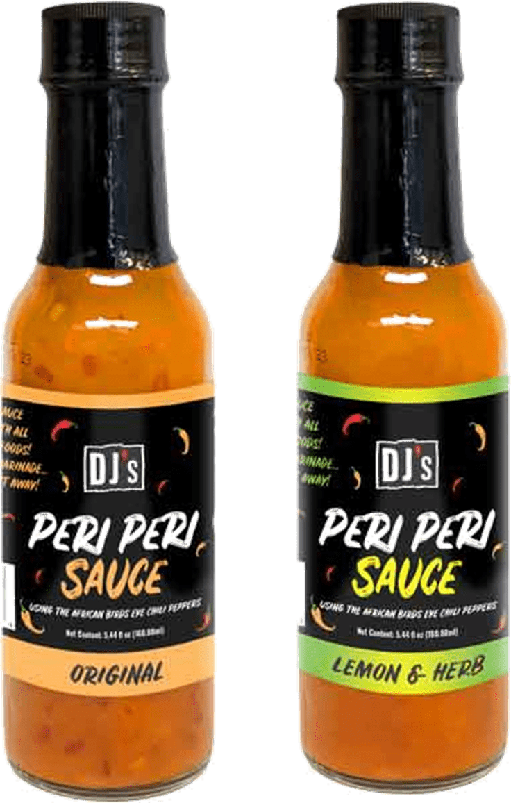 DJ's Original & Lemon Herb Peri Peri Sauce, Variety 2-Pack 5.44 fl. oz ...
