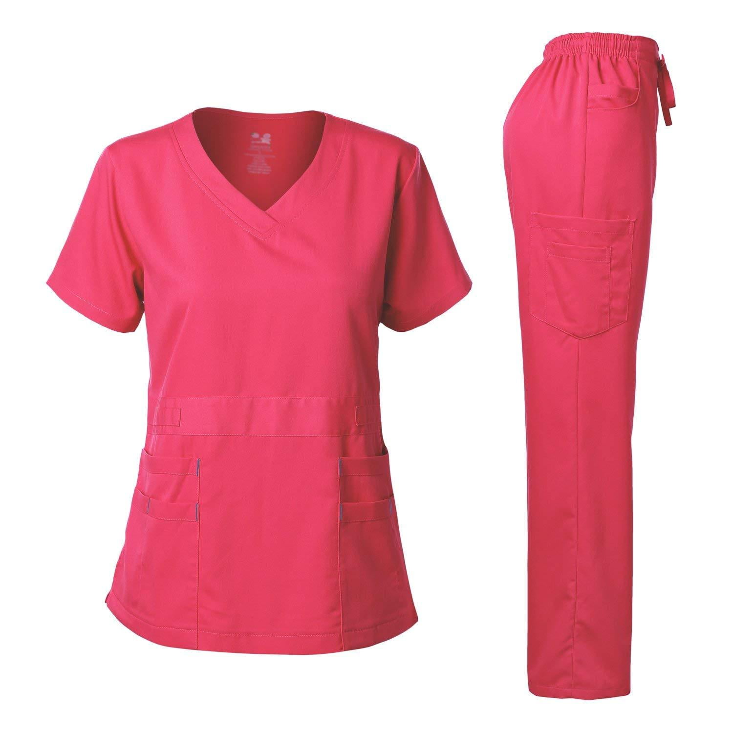 DAGACCI - Dagacci Medical Uniform Women's Scrubs Set Stretch Ultra Soft ...