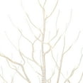 Vickerman 4' Prelit White Birch Twig Christmas Tree, Warm White LED ...