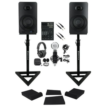 Rockville Home Music Equipment Studio Recording Full Setup Kit ...