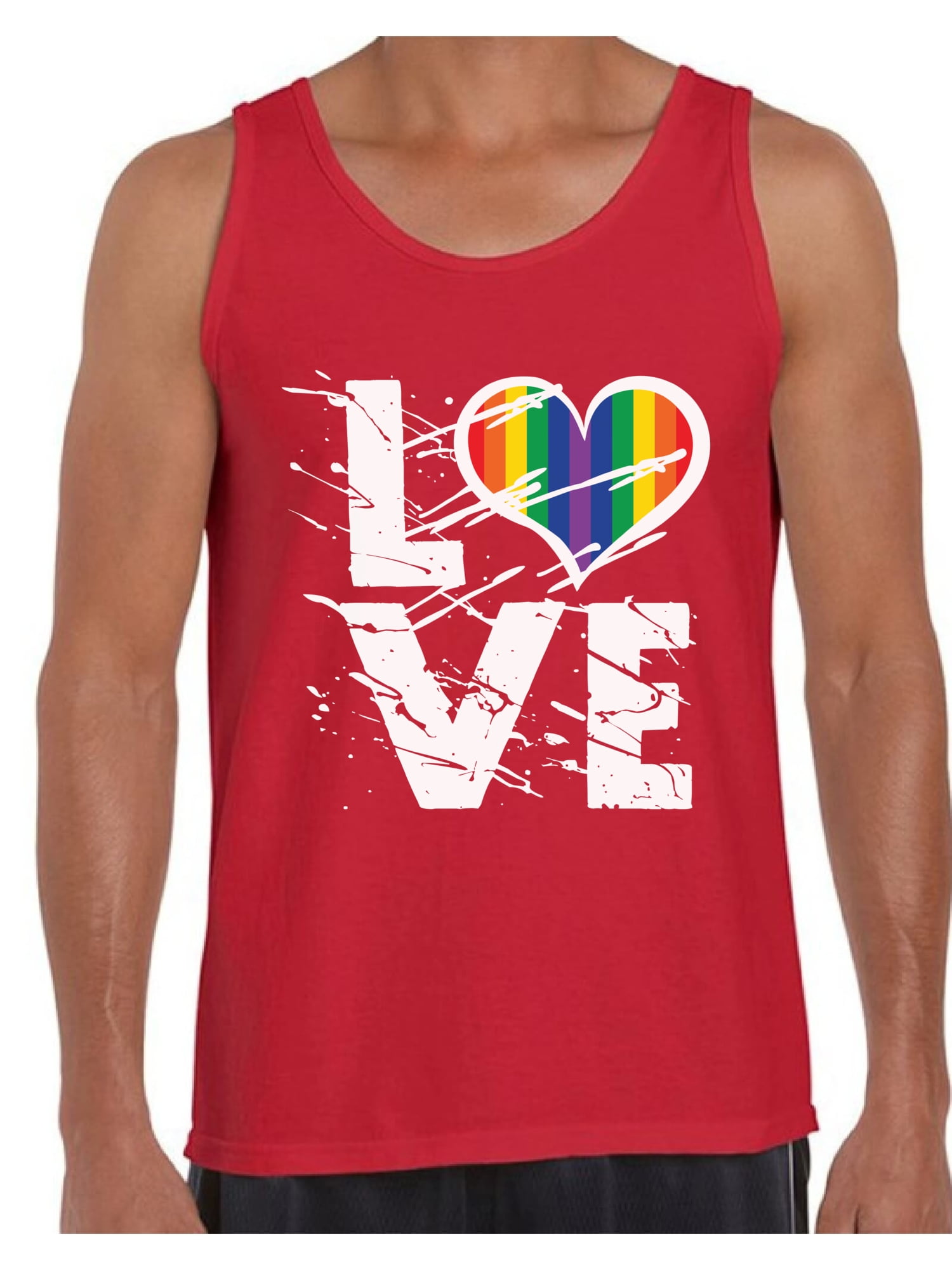 Awkward Styles LGBTQ Flag Sleeveless Shirt Love Tank Tops for Men Gay ...