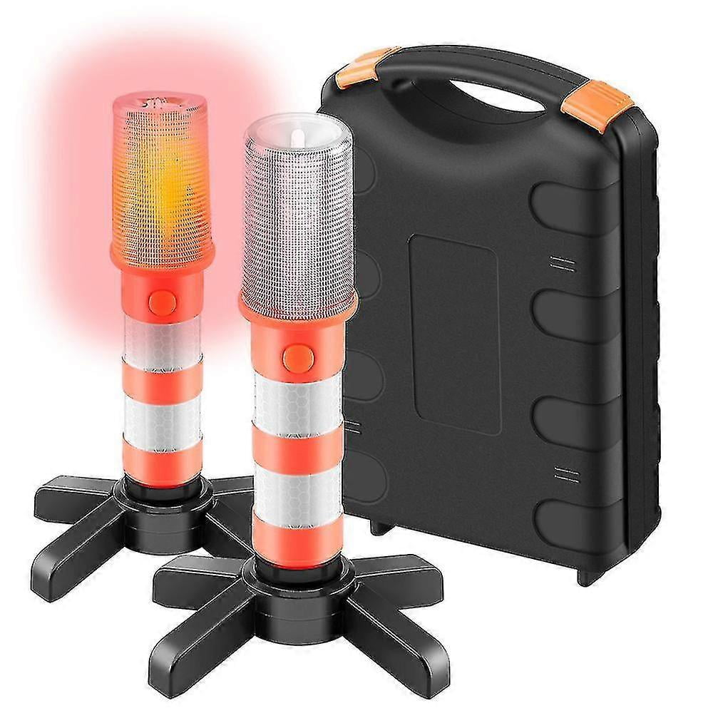 Emergency Roadside Flares Road Safety Strobe Light Led Flashing Flares ...