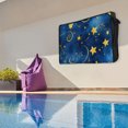 Blue Starry Sky Outdoor TV Cover 80 to 85 Inch Star Galaxy Fantasy ...