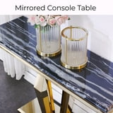 Unbranded Luxury Rectangular Sofa Console Table Modern Living Room ...