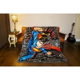Superman Daily News Twin Size Plush Blanket 60x80"" - Walmart.com