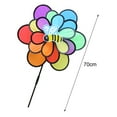 Biplut Pin-wheel Funny Colorful Three Layers Bee Beetle Windmill Wind ...