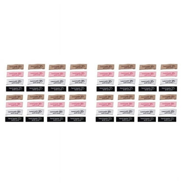 50pcs Handmade with Love Sewing Labels Embroidered Label Tags for Sew ...