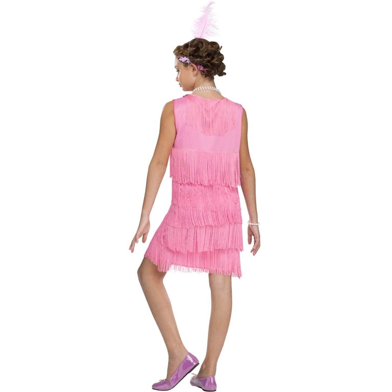 Pink Flapper Girl Costume