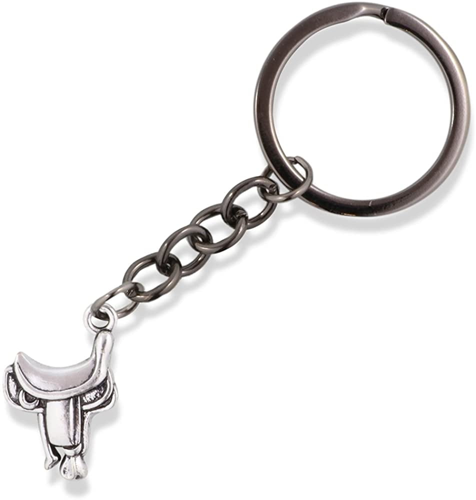 EPJ English Riding Horse Saddle Charm Keychain - Walmart.com