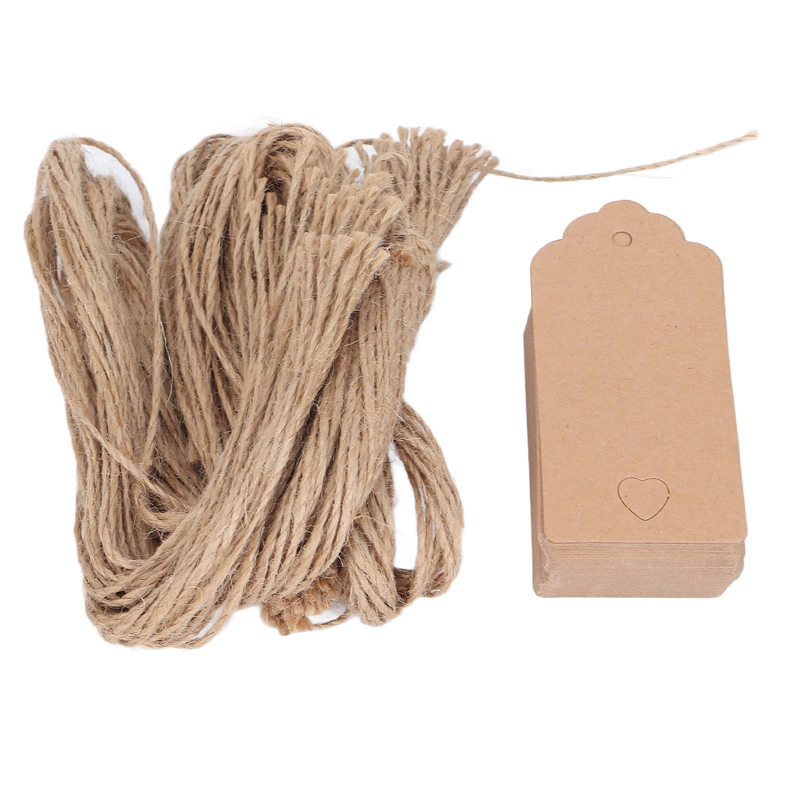 Etiquetas de precio, 100 etiquetas de papel Kraft, etiquetas de ropa, etiquetas de regalo ...