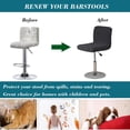Bar Stool Covers with Backs,4 Pack Stretch Bar Stool Chair Covers ...