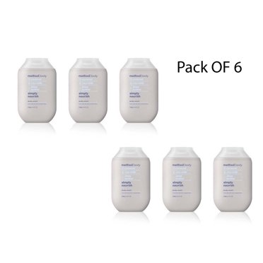 Method Coconut Simply Nourish Body Wash 3.4 Fl Oz Travel Size (Pack OF ...
