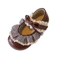 Big Kids Girls Leather Shoes Summer Low Cut Round Toe Soft Bottom Flats ...
