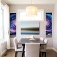 2Pcs Galaxy Tapestry Outer Space Long Vertical Tapestry Wall Hanging ...